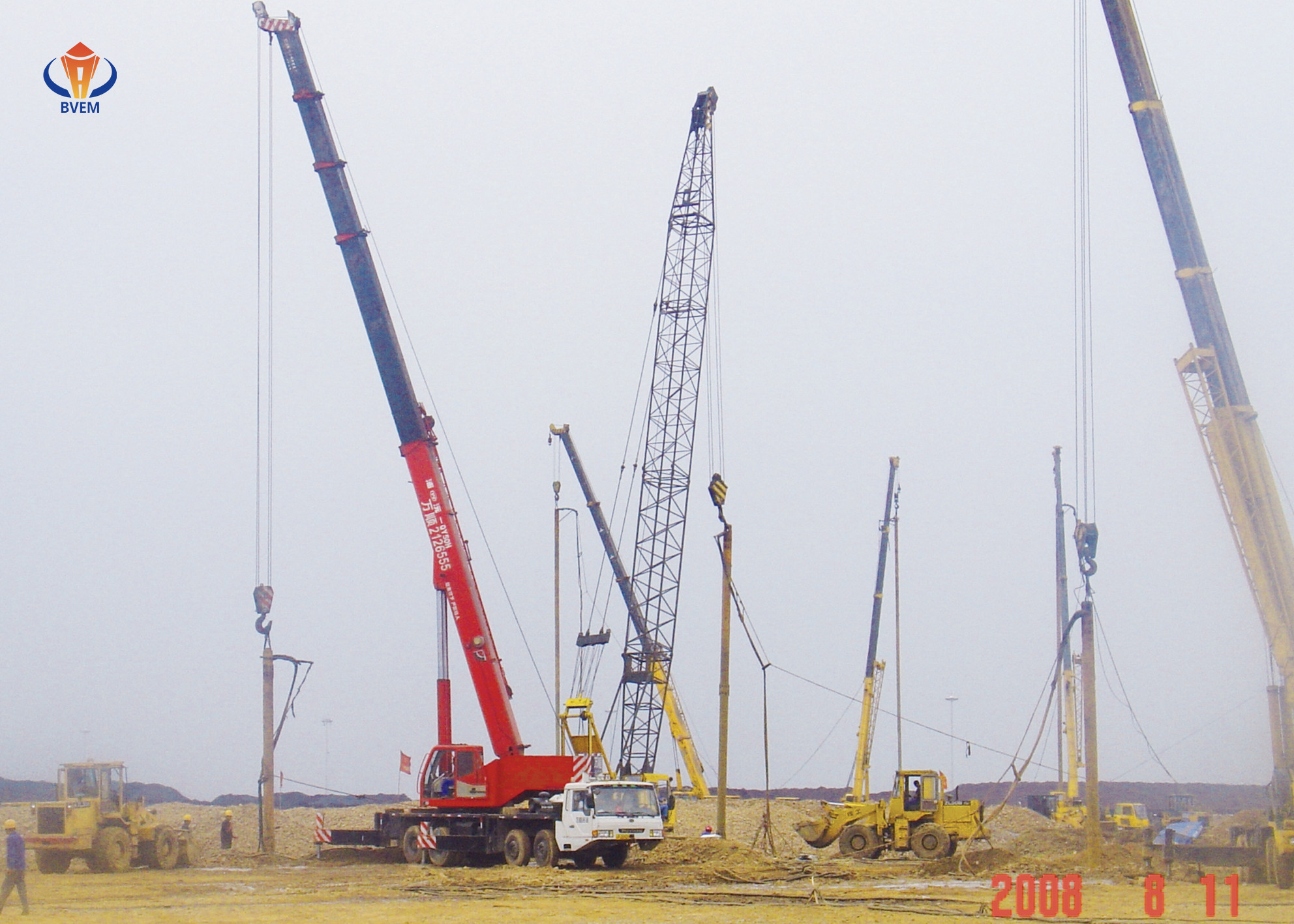 High Performance Vibroflotation Compaction 180 KW 377 Mm Outer Diameter